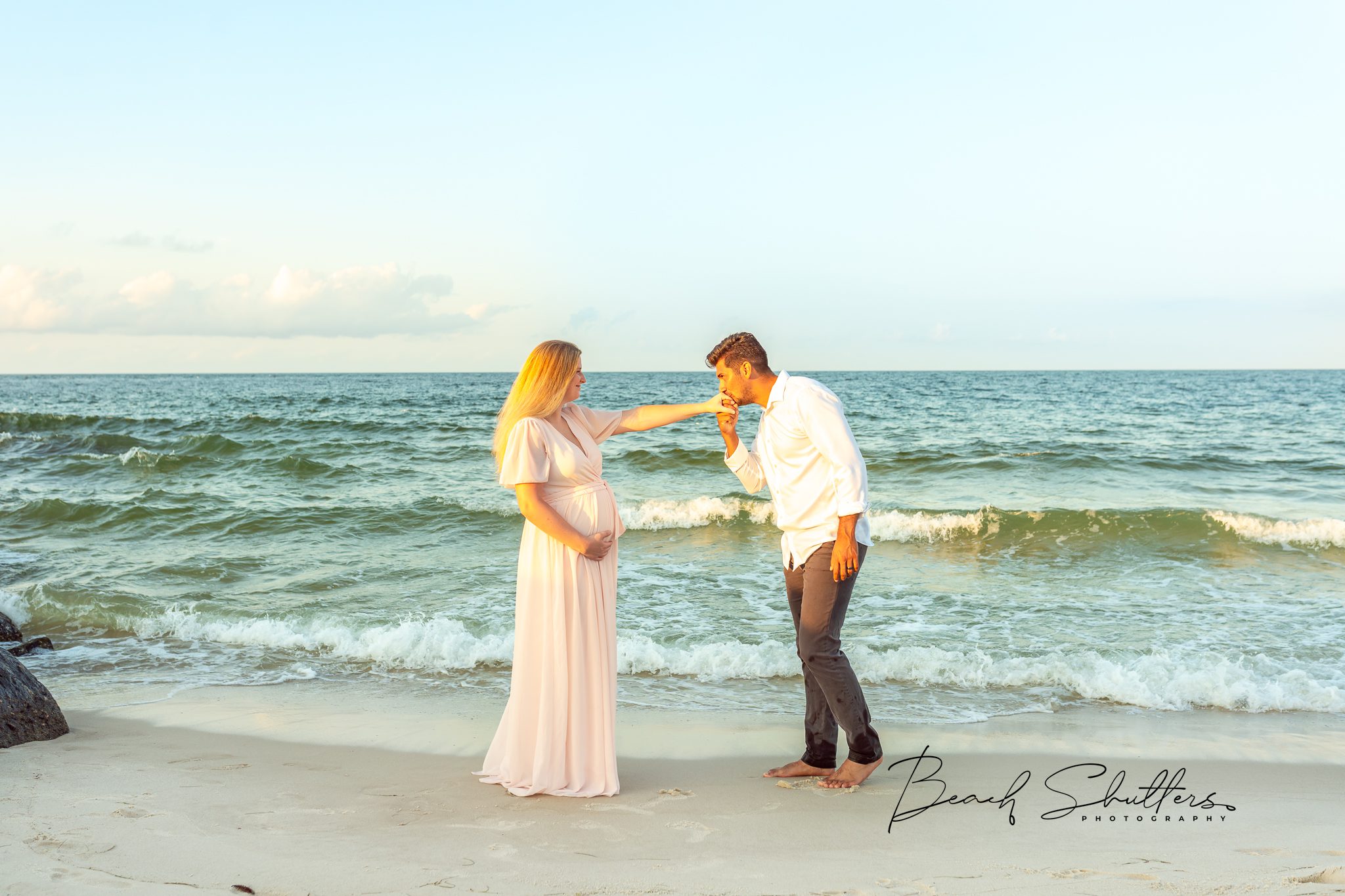 Morning Maternity Photos - Beach Shutters Photography