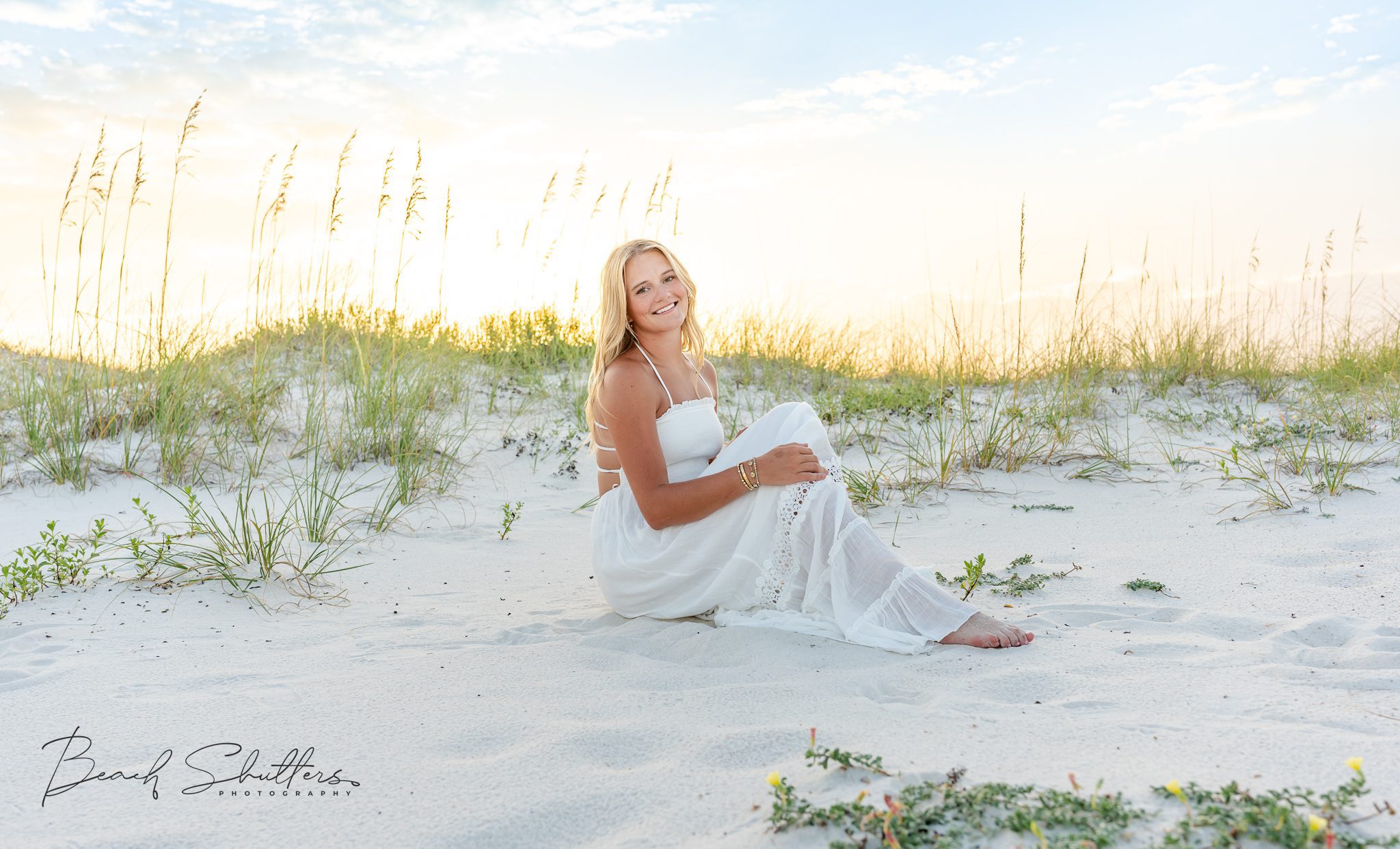 Senior Portraits at the Beach in Gulf Shores - Beach Shutters Photography