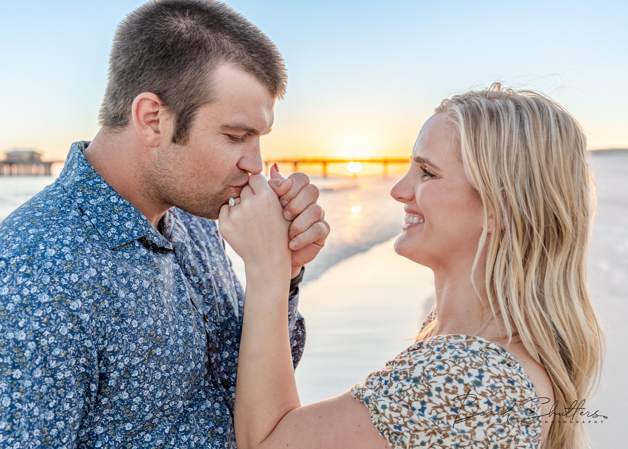 Luke & Jessie are Engaged! - Beach Shutters Photography